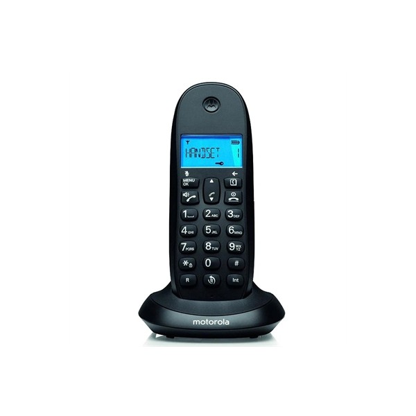 Motorola c1001 cb+ telefono dect negro - ahorreison.com